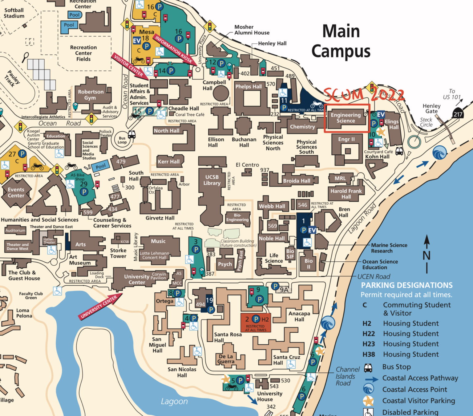 Campus map | Southern California Users of Magnets (SCUM) meeting 2022
