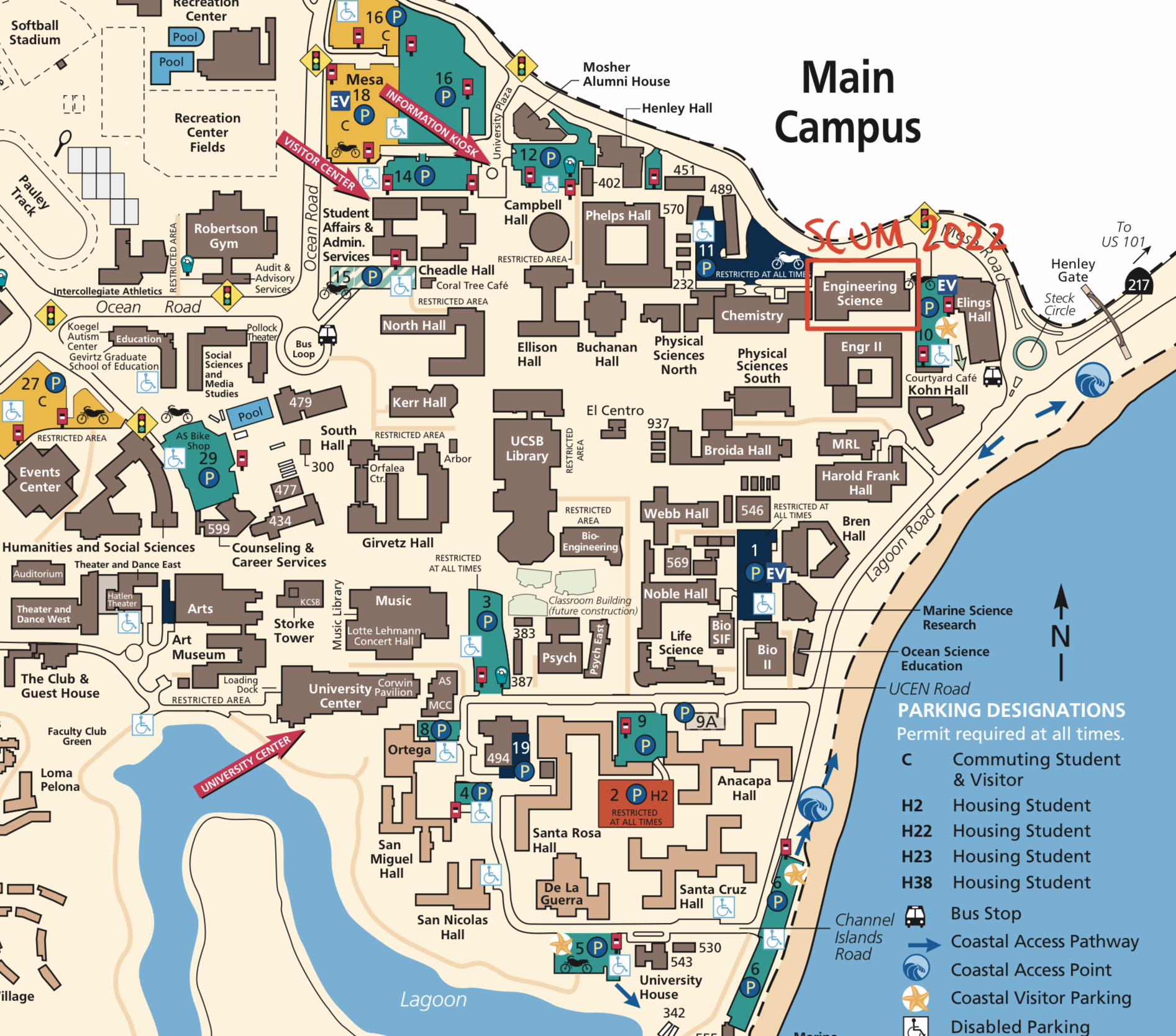 Campus map | Southern California Users of Magnets (SCUM) meeting 2022